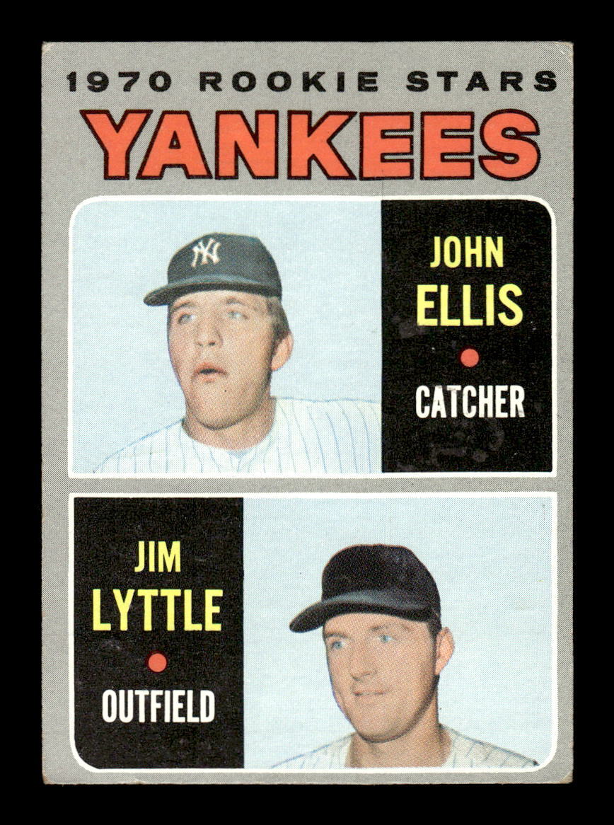 1970 Topps #516 John Ellis Jim Lyttle RC VG New York Yankees | eBay