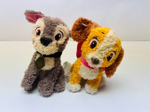 Disney Lady and the Tramp Small Plush Stuffed Animal Set Character Toys ...