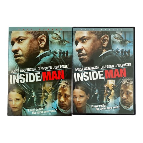 Inside Man (DVD, 2006) Crime, Denzel Washington, Clive Owen W/ Slipcover 25193012524| eBay