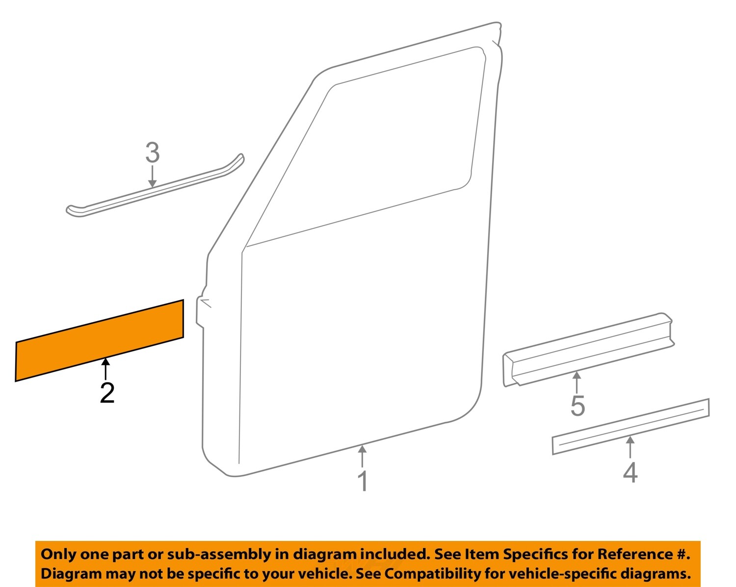 MERCEDES OEM 02-18 G500 Rear Door Door Components-Insulation Left ...