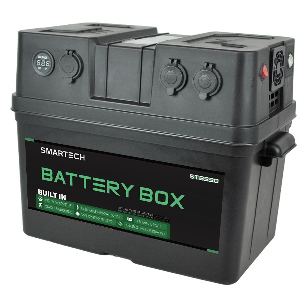 Smartech Battery Box N86/D31 size 330mm BB330 | eBay Australia