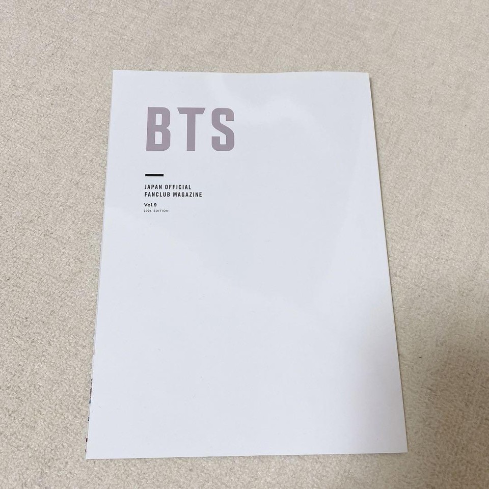 BTS Japan Official Fanclub Magazine Vol. 1 2 3 4 5 6 7 8 9 10 ARMY Fan ...