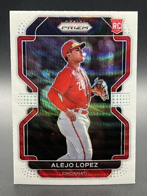 2022 Panini Prizm Alejo Lopez White Wave Parallel Rookie RC #246 ...