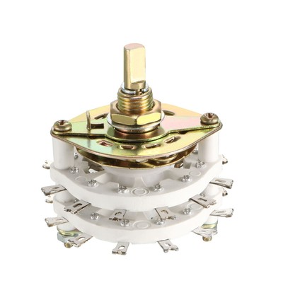 Rotary - Rotary Switch 1-0-2 6 Pole