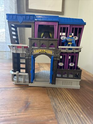 2012 Imaginext Batman Gotham City Jail Playset DC Super Friends With ...