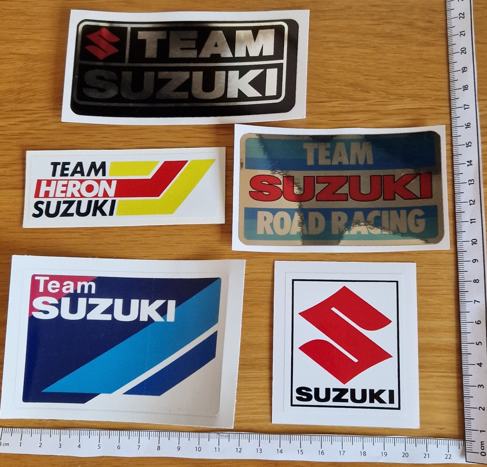 5 x TEAM SUZUKI RACING STICKERS. (ref A1/A15/A16/A28/c12) | eBay
