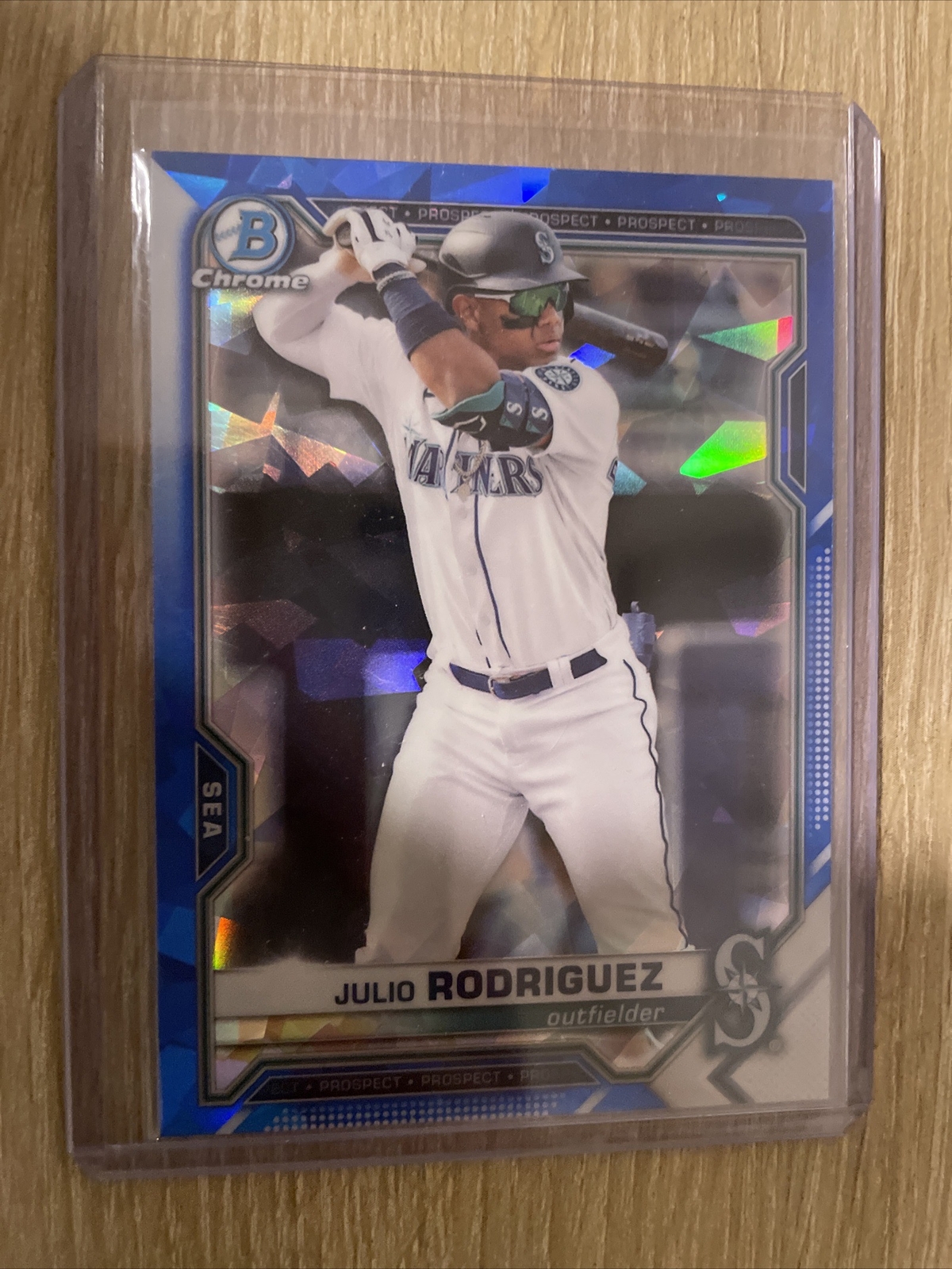 2021 Bowman Chrome Prospects Sapphire Julio Rodriguez BCP-86 Seattle ...