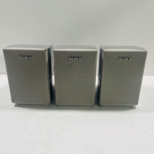 Sony SS-MSP1 Surround Sound Bookshelf Speaker Set of 3 speakers Silver ...