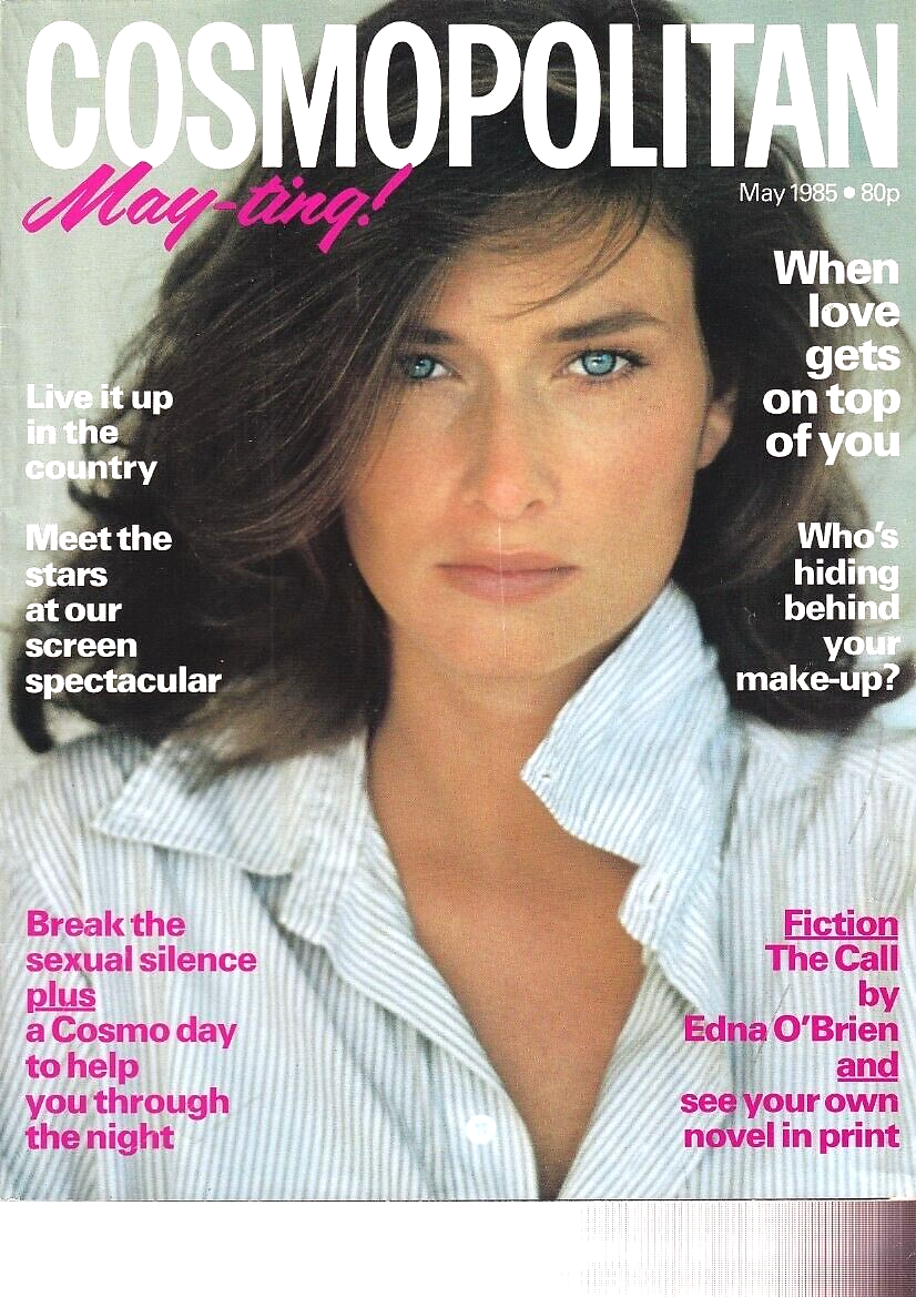 VTG COSMOPOLITAN UK 1985 ROSEMARY MACGROTHA ELLE MACPHERSON JERRY HALL ...