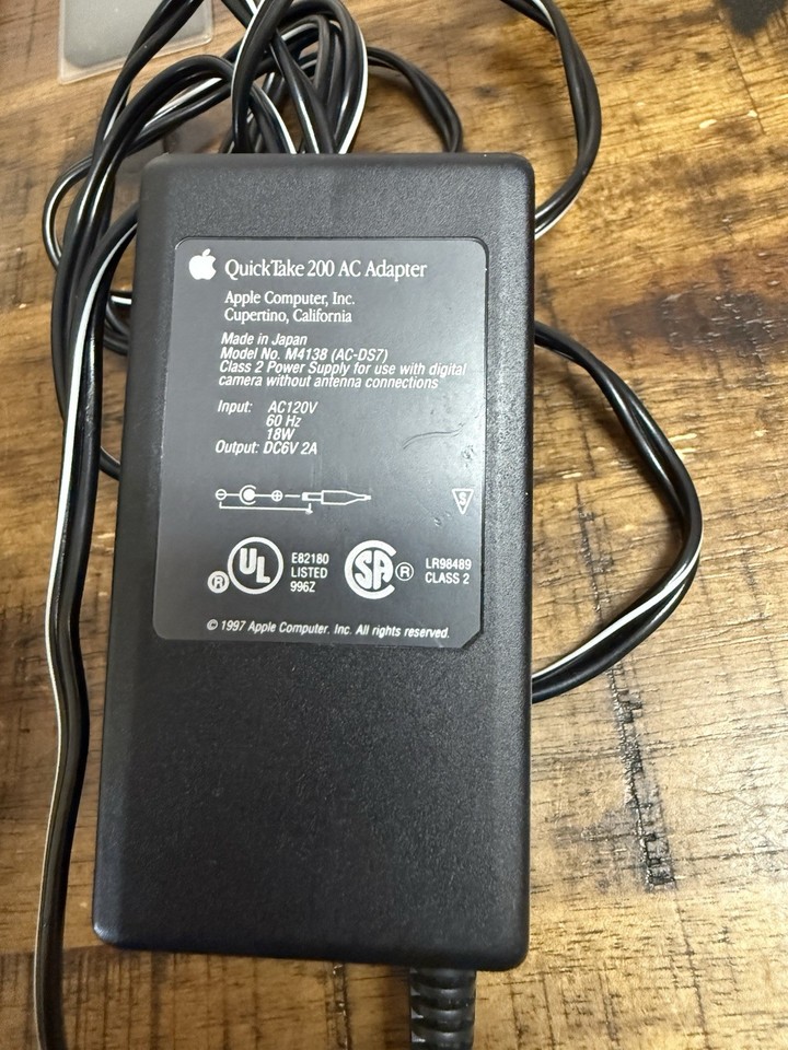Apple QuickTake 200 Point & Shoot Digital Camera Gray LCD w ...