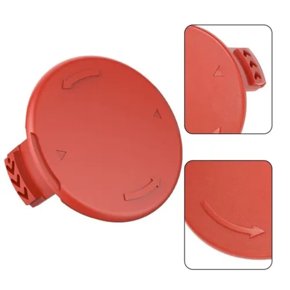 4x Red Grass Eater Spool Cap Cover For Hyper Tough Trimmer HT19-401-003 ...