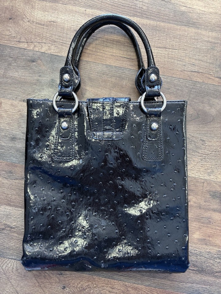 Vintage Black GUESS Early 2000s Y2K Monogram Shoulder Bag Purse Handbag ...