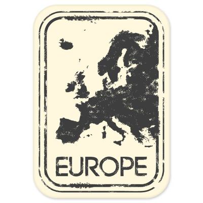 Europe travel car bumper window suitcase sticker 5" x 3" | eBay