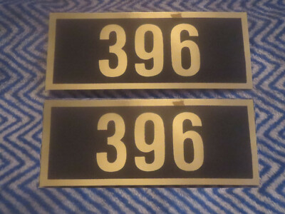 CHEVROLET CHEYENNE BLAZER AND TRUCKS 396 ENGINE VALVE COVER DECALS SET ...