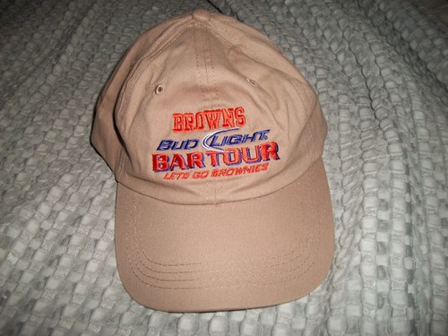Cleveland Browns Bud Light Bar Tour Lets Go Brownies Hat Ball Cap | eBay