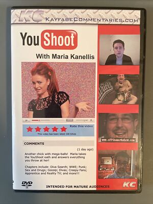 YouShoot : Maria Kanellis Interview DVD WWE AEW NWA Wrestling Women ROH NXT | eBay