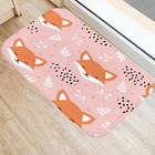 Cartoon fox Door Mat Indoor Hallway Balcony Mats Velvet Living Room ...