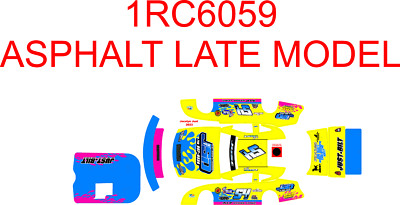 1RC ASPHALT LATE MODEL 1RC6059 WRAP JOCELYN JUST 2023 | eBay