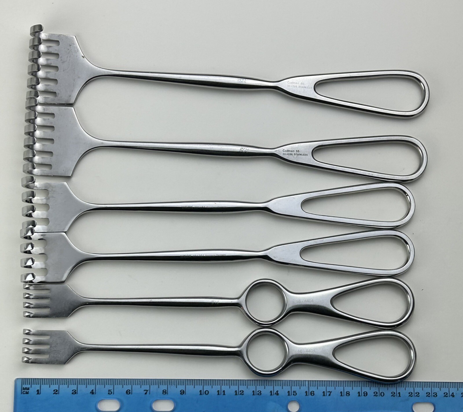 Volkmann Rake Retractor PILLING 164404 CODMAN 504228 WECK 481364 Lot of ...