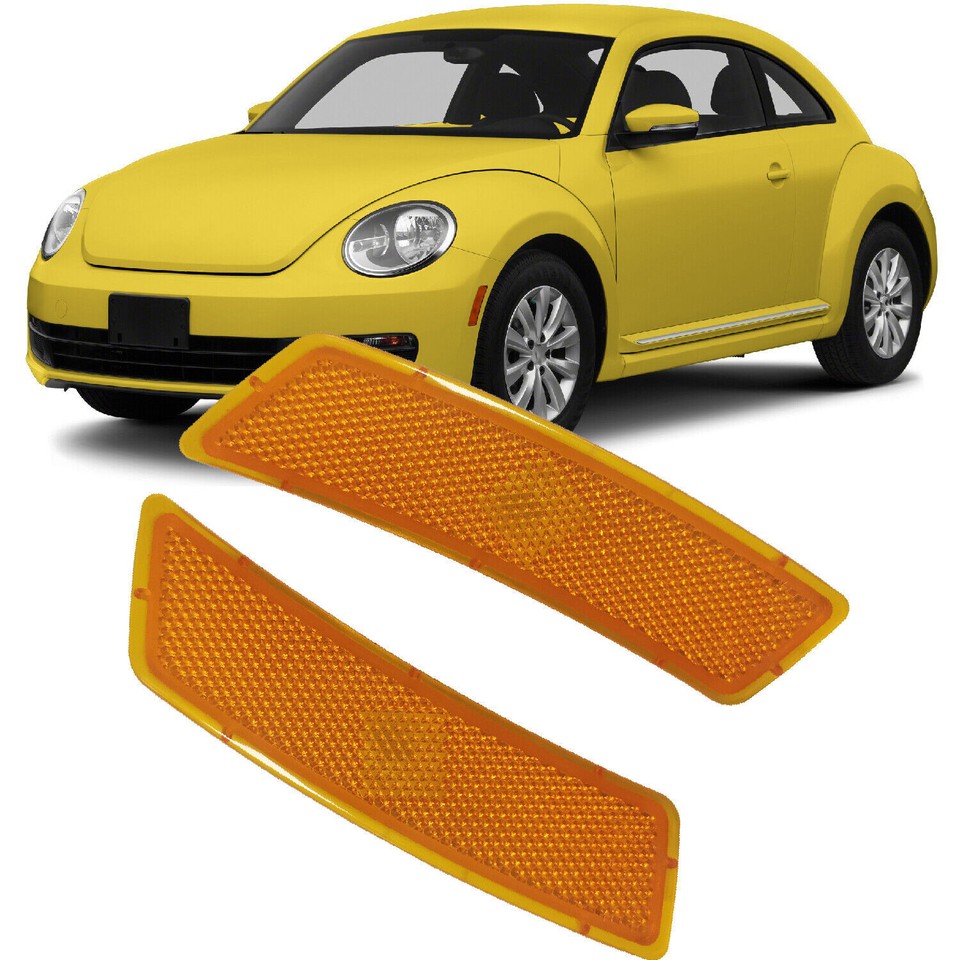 Front Bumper Side Marker Light Reflector Fits For VW Beetle 2012-2019 ...