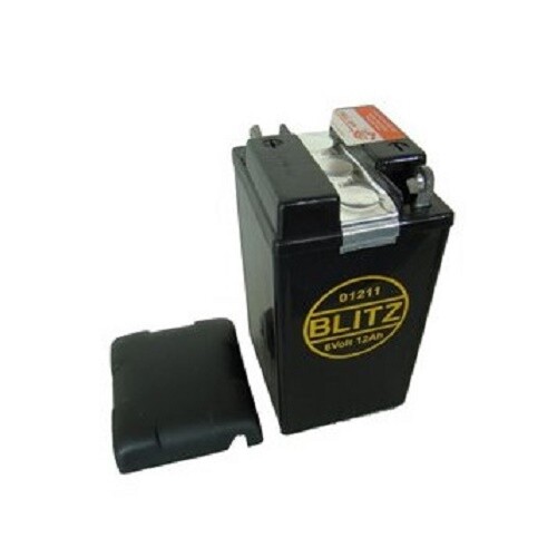 Batterie Akku Blitz 6V 12Ah AWO EMW MZ RT Oldtimer 01211 mit Deckel | eBay