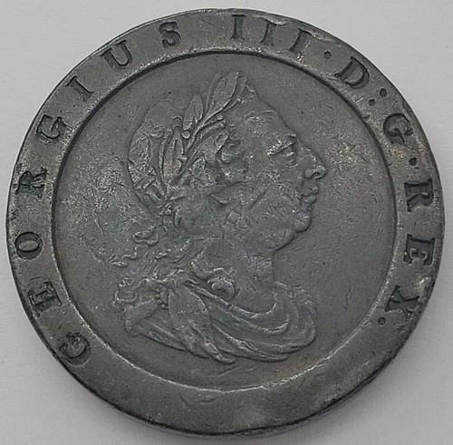 1797 King George III Britannia Cartwheel Two Pence 2d coin | eBay