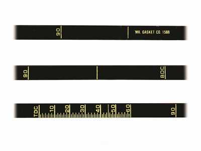 Engine Timing Tape-Precision Timing Tape Mr Gasket 1588 | eBay
