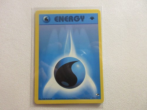 Water Energy 1st Edition Gym Heroes Pokemon Card LP | eBay