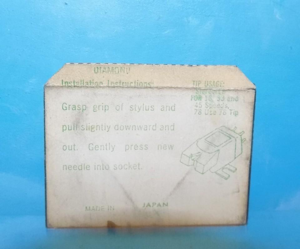 E-V PM3101D Phono Needle Stylus for Fisher SDT110 -170 -2375 Hitachi SDT110 NOS | eBay