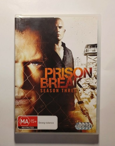 Prison Break - Complete Season 3 DVD Region 4 (VGC) 6 Disc Set Free ...