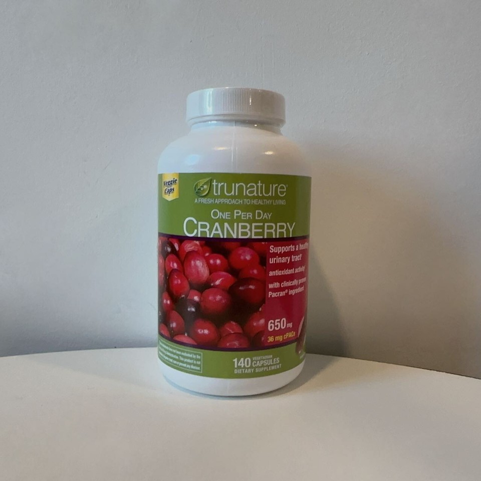 trunature CRANBERRY 650mg, 140 Vegetarian Capsules EXP - 03/26 | eBay