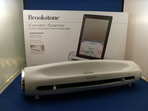 Used Brookstone iConvert Scanner Dock iPad iPad2 Tablets, Untested ...