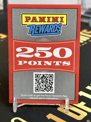 250 UNUSED Panini Rewards Points - Code Sent Digitally Upon Purchase | eBay