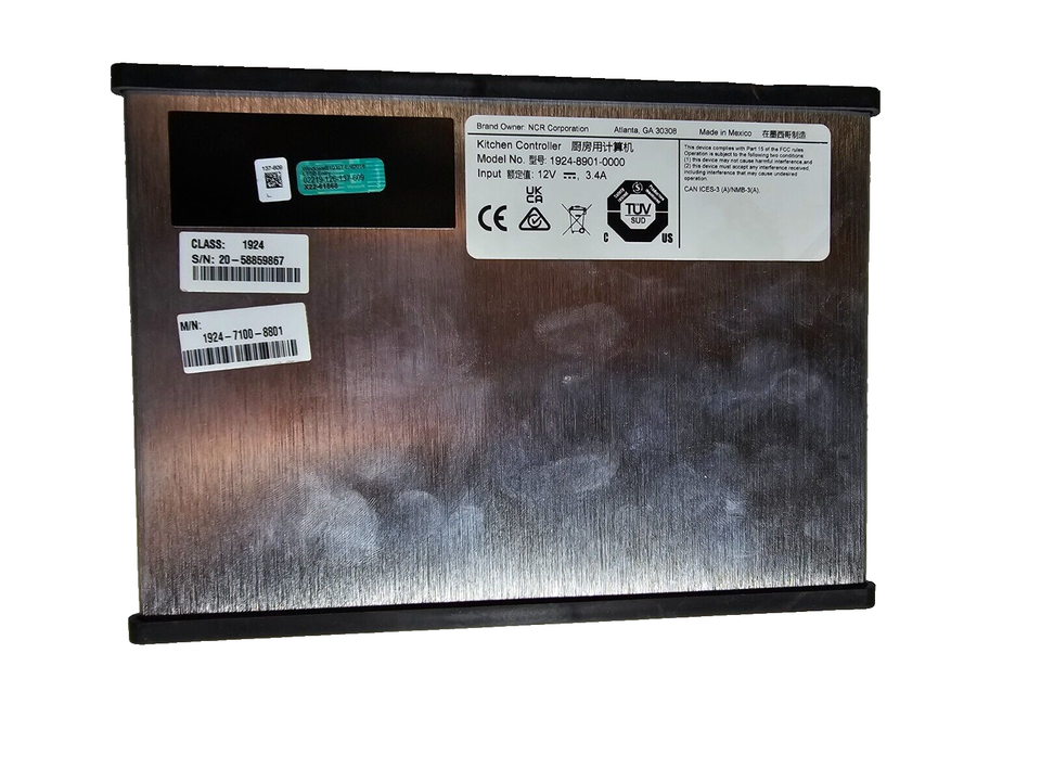 New Open Box NCR KC4 Kitchen Controller (1924-8901-0000) w/ PSU Media ...