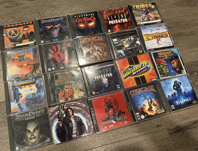20 Windows 98 Vintage PC Video Games all Complete in Jewel Cases with ...