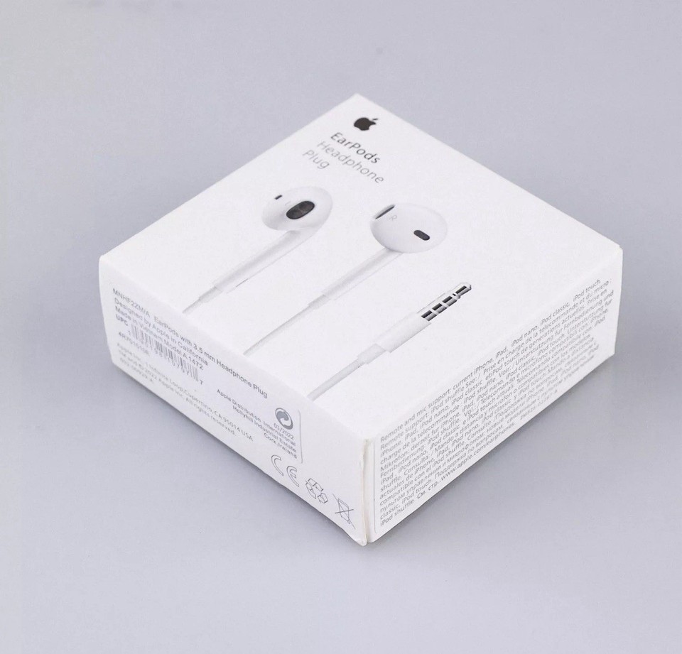 Original Genuine Apple EarPods Earbuds Headphone 3.5 mm Jack - White | eBay