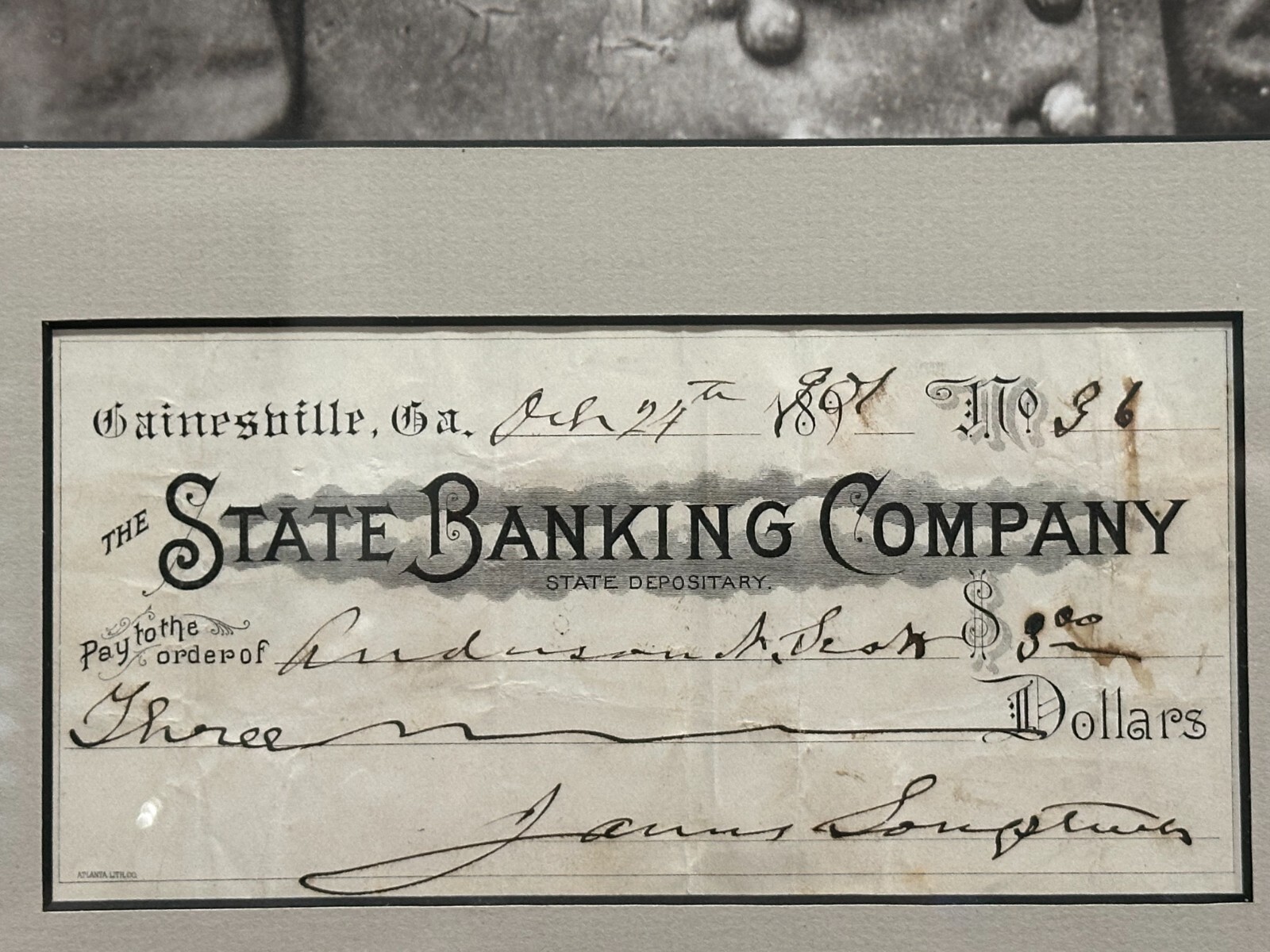 Confederate General James Longstreet Civil War Signed Autograph Check ...