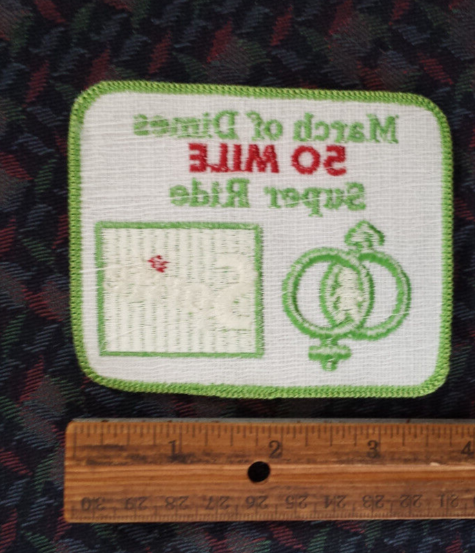 VINTAGE - SPRITE - MARCH OF DIMES - 50 MILE SUPER RIDE - PATCH | eBay