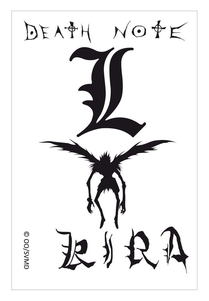 P.Derive DEATH NOTE - Tattoos : Pack of 4 Tattoos NUOVO | eBay