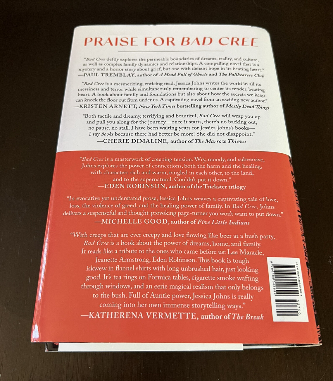 Bad Cree : A Novel by Jessica Johns (2023, Hardcover) for sale online ...