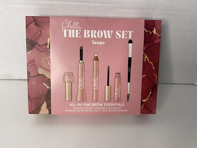 CHELLA The Brow Set, All In One Brow Essentials 4 Piece Kit - Taupe | eBay