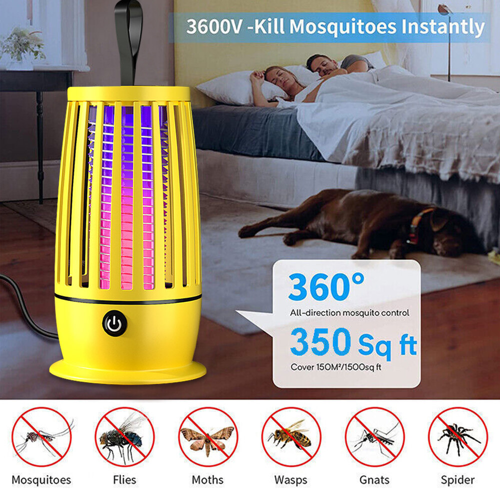 Mosquito Killer Insect Zapper Electric Lamp Bug Fly Trap Pest Control ...
