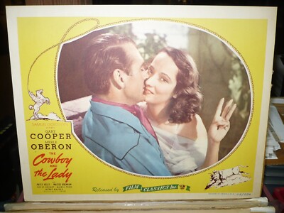 THE COWBOY AND THE LADY, reissue LC [Gary Cooper, Merle Oberon] - 1944 ...