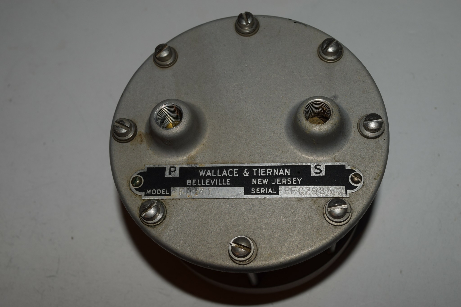 *JM* WALLACE & TIERNAN MODEL FA141 AVIATION VACUUM GAUGE (NW151) | eBay
