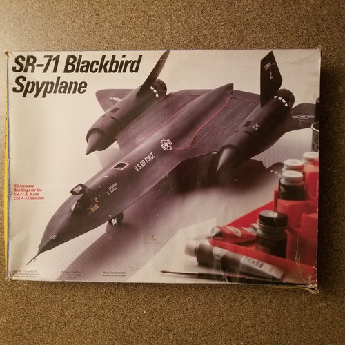 TESTORS 1/48 LOCKHEED SR-71 BLACKBIRD SPYPLANE - FACTORY SEALED BAG KIT ...