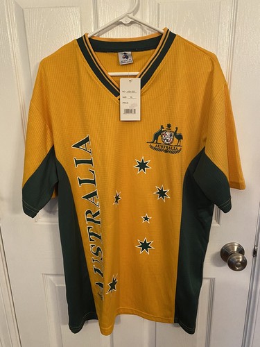 NWT Joey Roo Australia Rugby Soccer Cricket Men's Jersey Shirt Yellow ...