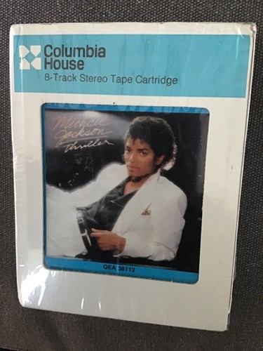 SEALED***MICHAEL JACKSON***THRILLER***8-TRACK TAPE***RELEASED NOVEMBER ...