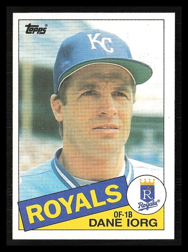 Dane Iorg 1985 Topps #671 Kansas City Royals | eBay