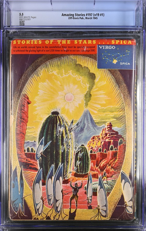 Amazing Stories Mar. 1945 CGC 5.5 - 1st Richard S. Shaver -Shaver ...