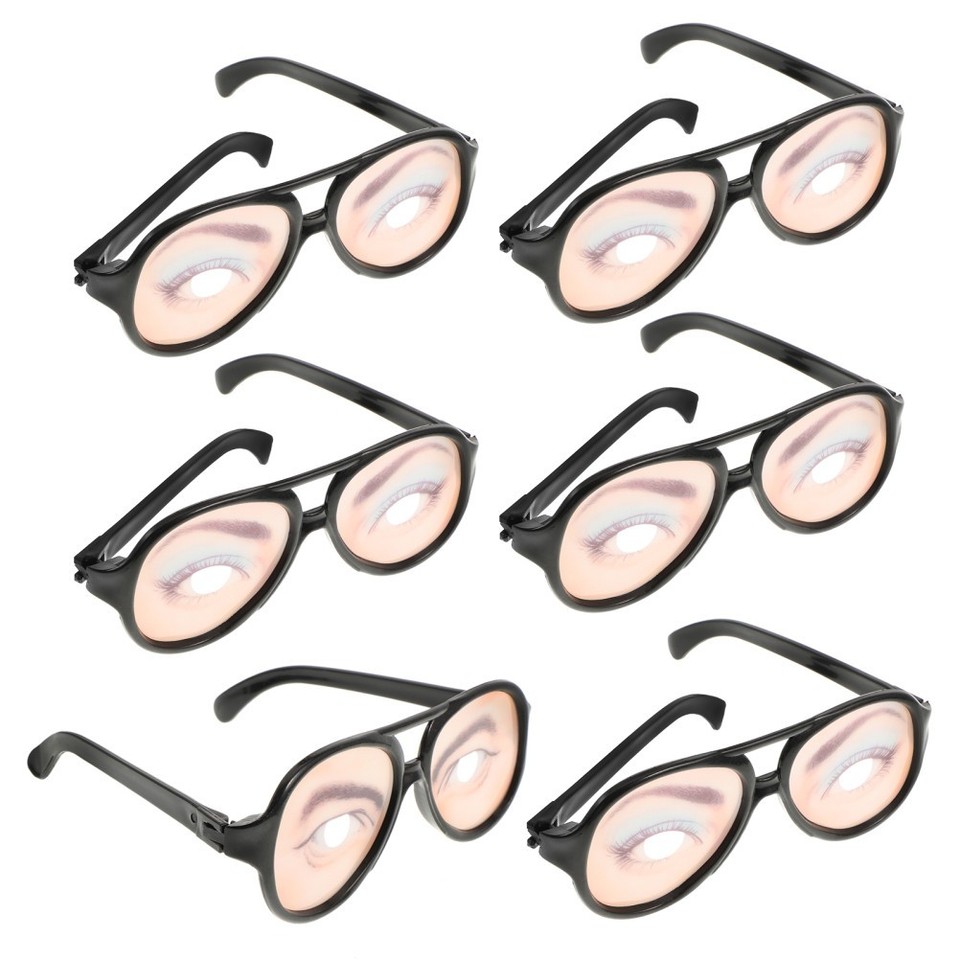 3 Count Comedy Glasses Adults Funny Eyeglasses Halloween Party ...